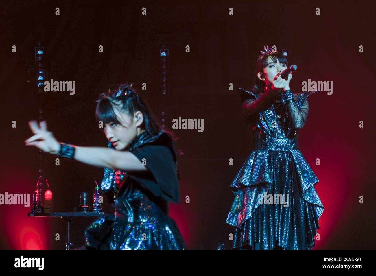Japanese kawaii metal band BabyMetal live in concert at London's ...