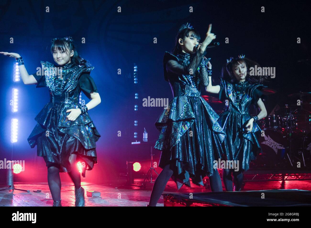 Japanese kawaii metal band BabyMetal live in concert at London's ...