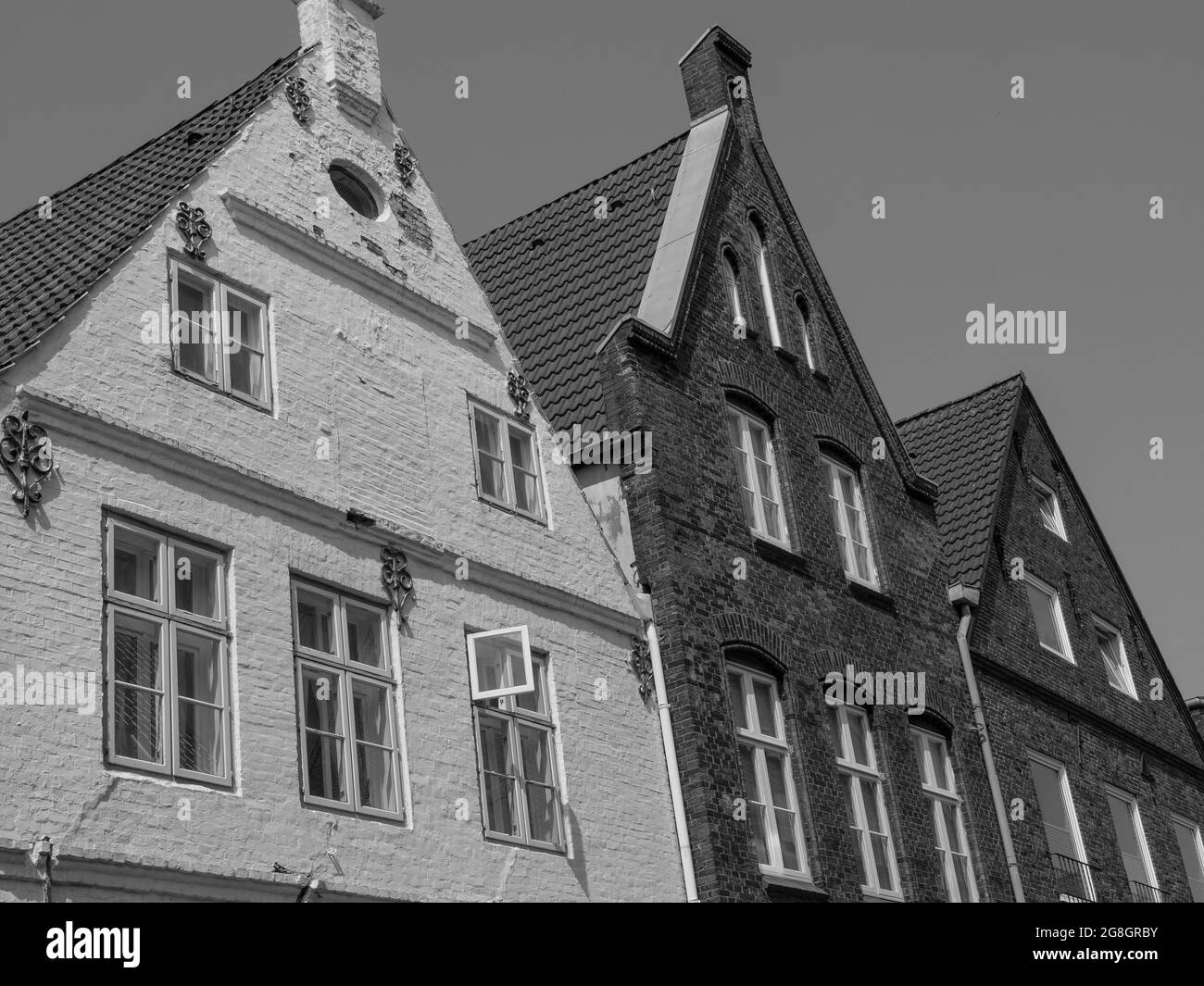 the city of husum at the north sea Stock Photo - Alamy
