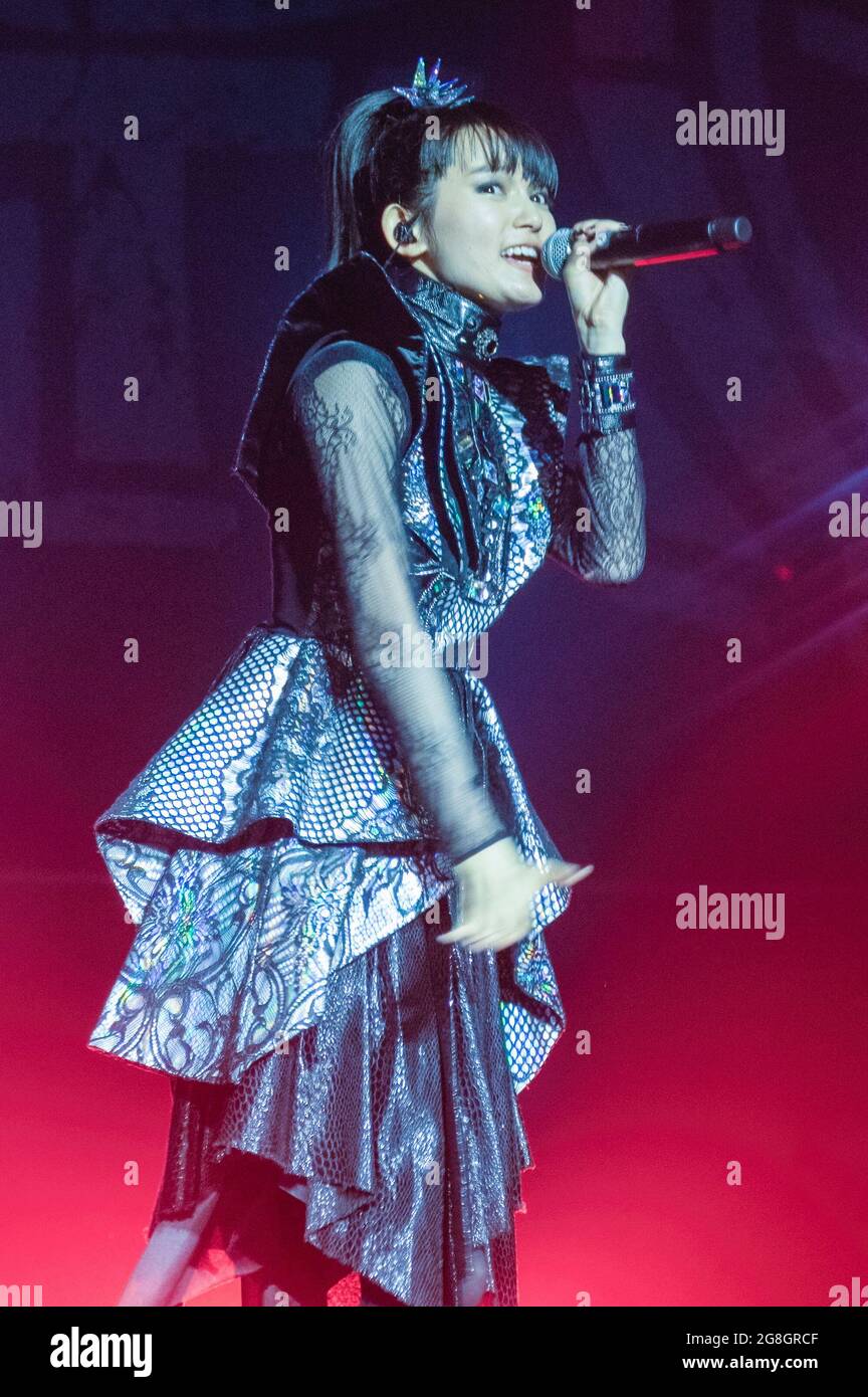 Japanese kawaii metal band BabyMetal live in concert at London's ...