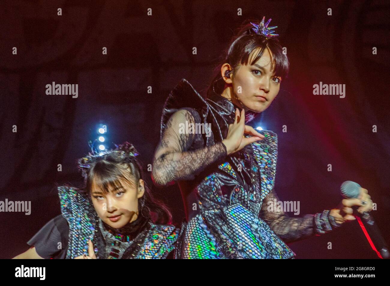 Japanese kawaii metal band BabyMetal live in concert at London's ...