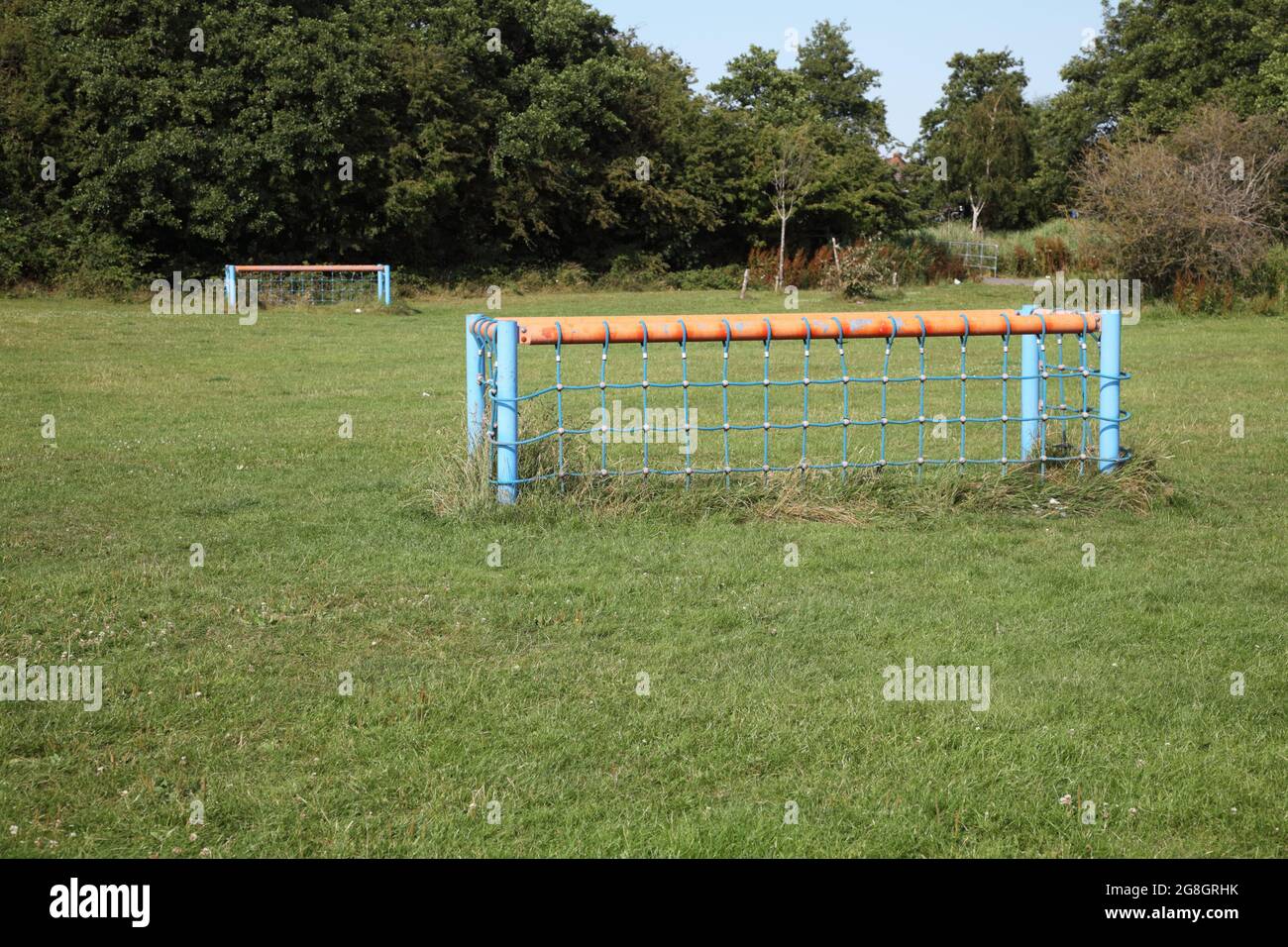 Children's Goal posts Stock Photo - Alamy