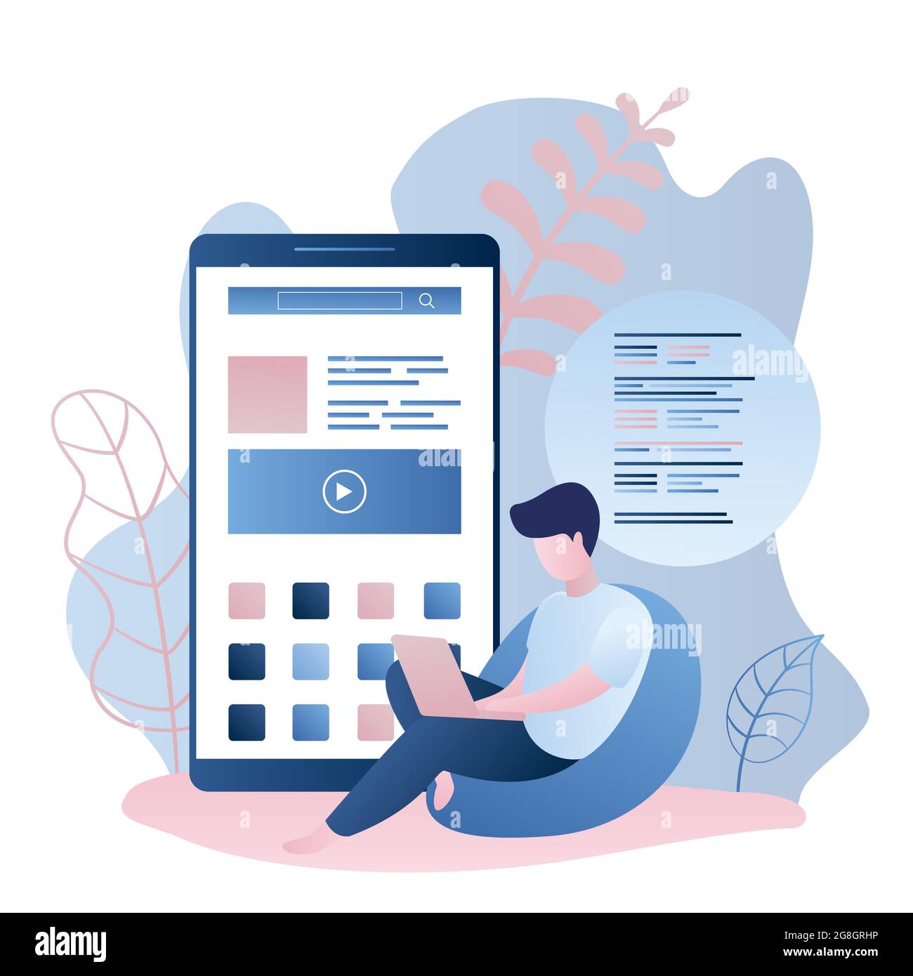 Applications engineer background Stock Vector Images - Alamy