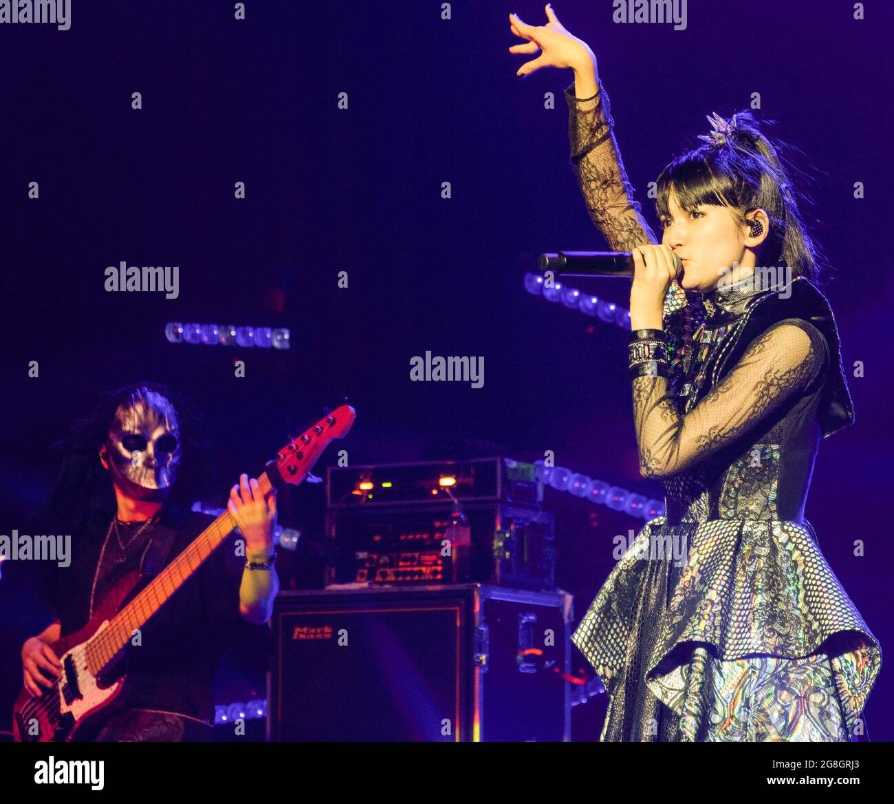Japanese kawaii metal band BabyMetal live in concert at London's ...