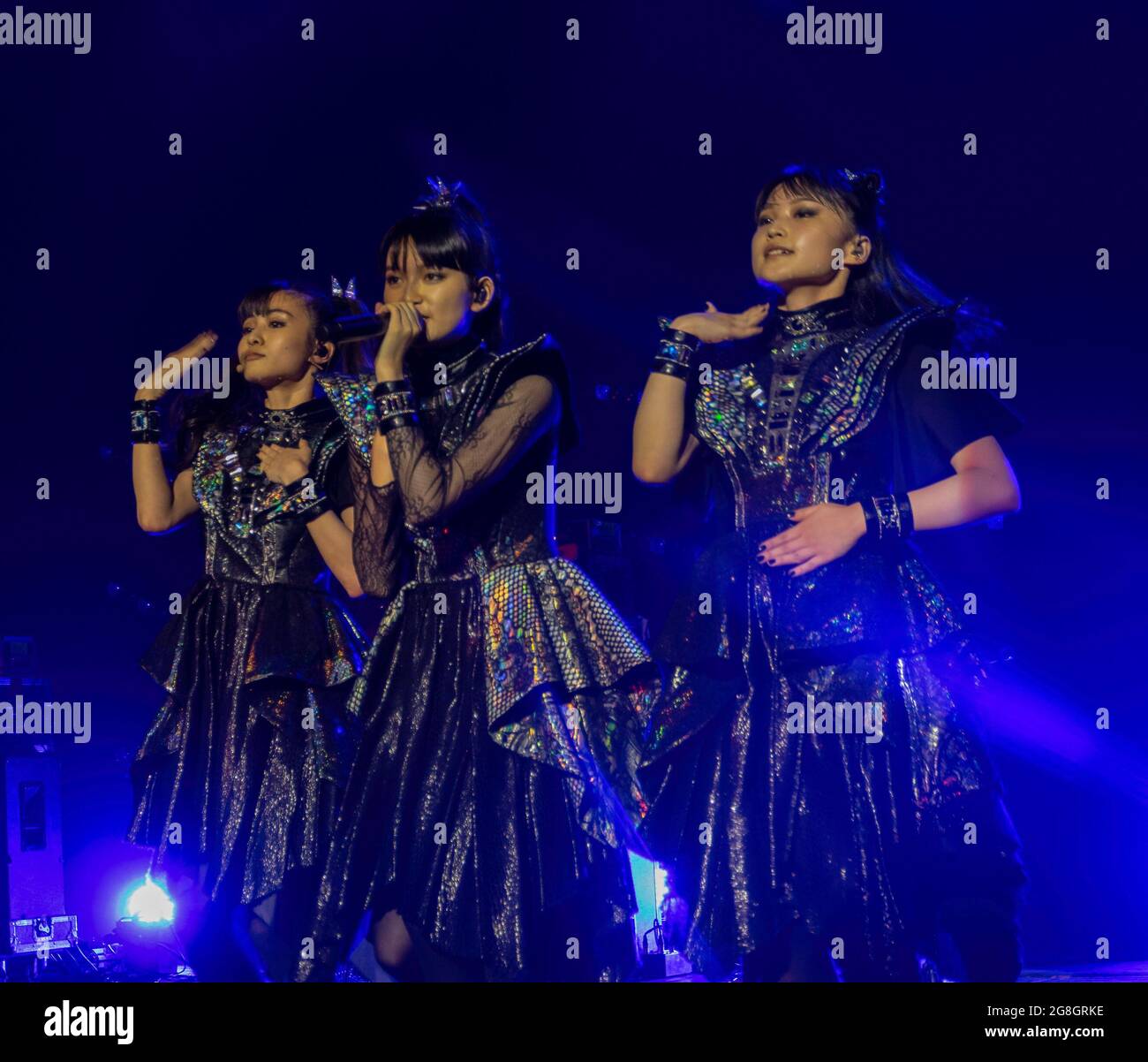 Japanese kawaii metal band BabyMetal live in concert at London's ...