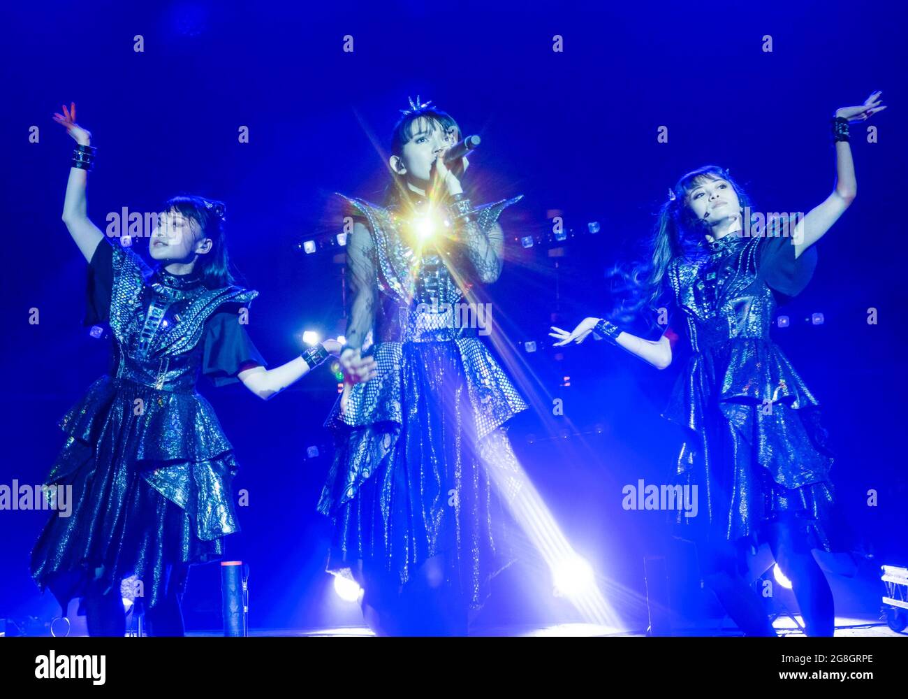 Japanese kawaii metal band BabyMetal live in concert at London's ...