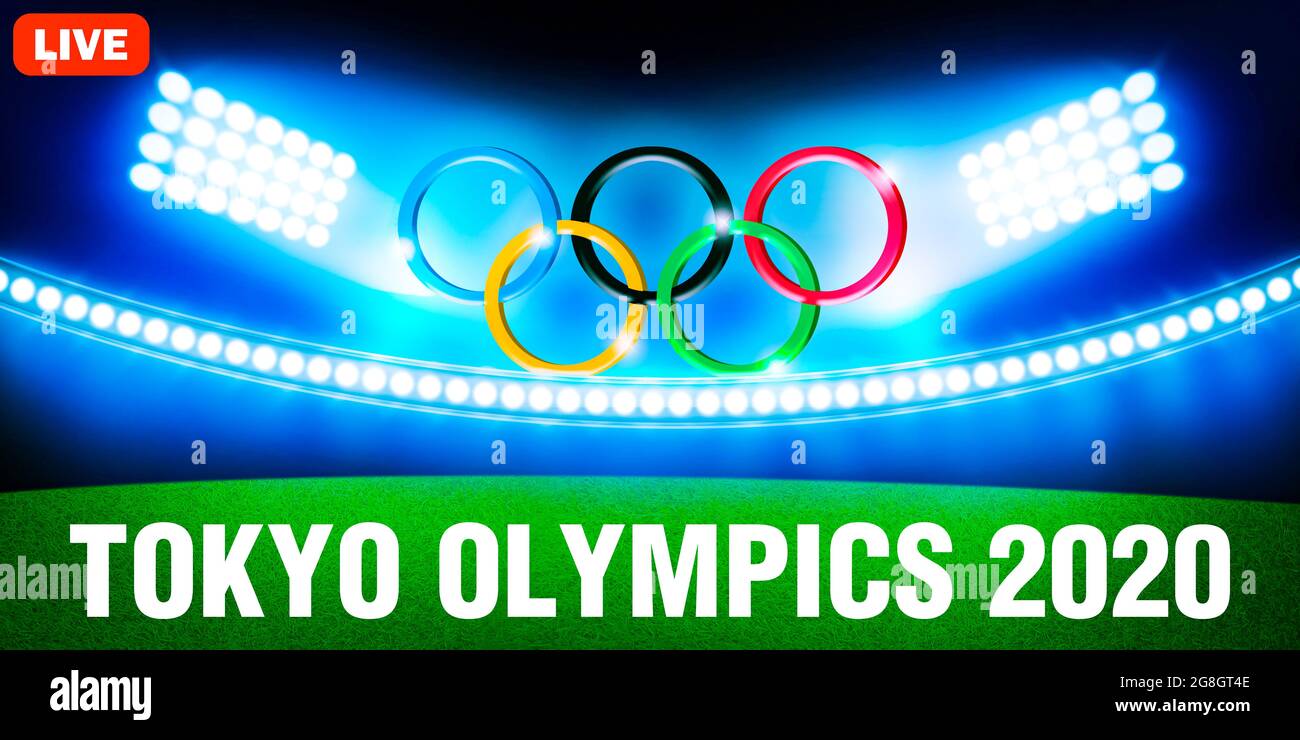 Watch Tokyo Olympics 2020 Live 3D Rendered Stadium with Game Signs ...