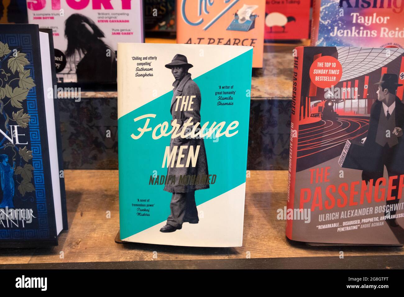 The Fortune Men book cover by Nadifa Mohamed on display with books ...