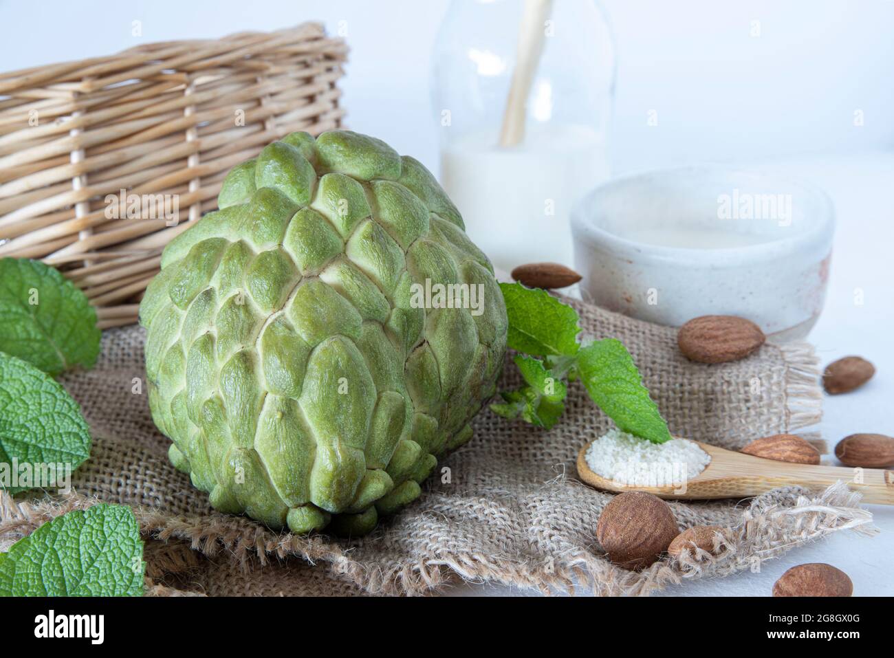 Soursop fresh fruit organic hi-res stock photography and images - Alamy