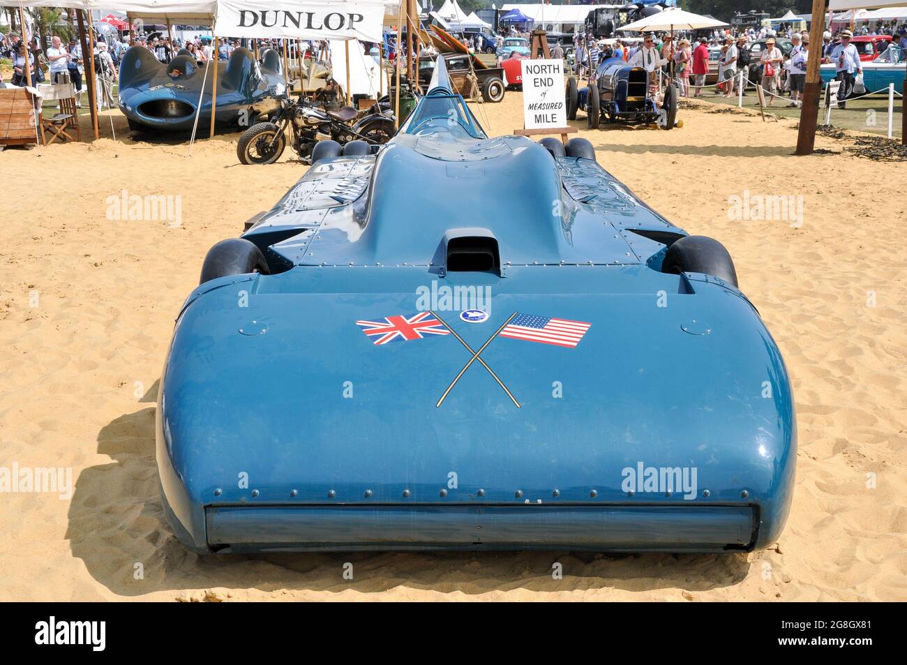 Sir Malcolm Campbell’s Bluebird V, which broke the land speed record in ...