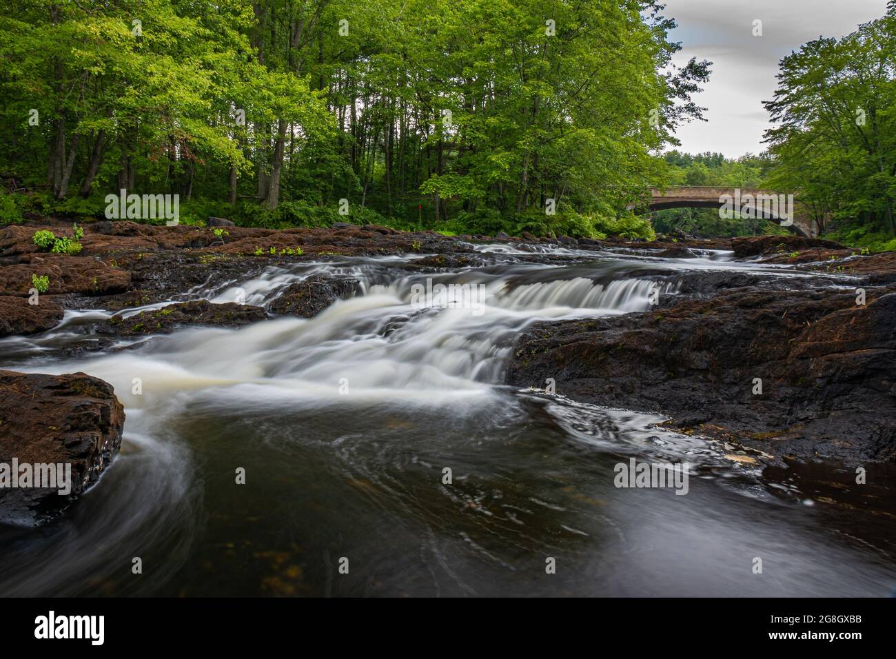 Price Rapids Conservation Area Tweed Ontario Canada in summer Stock ...