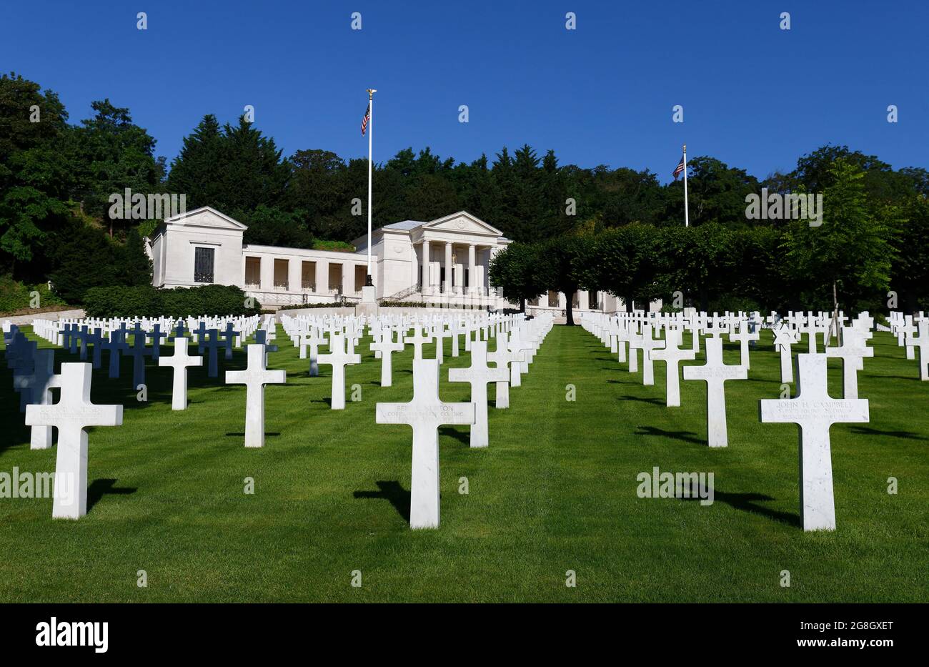 Suresnes American Cemetery located just outside Paris, commemorates ...