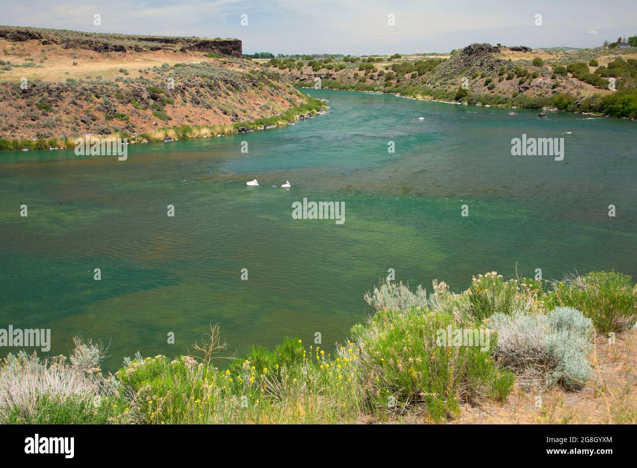 Aerial Snake River Oregon