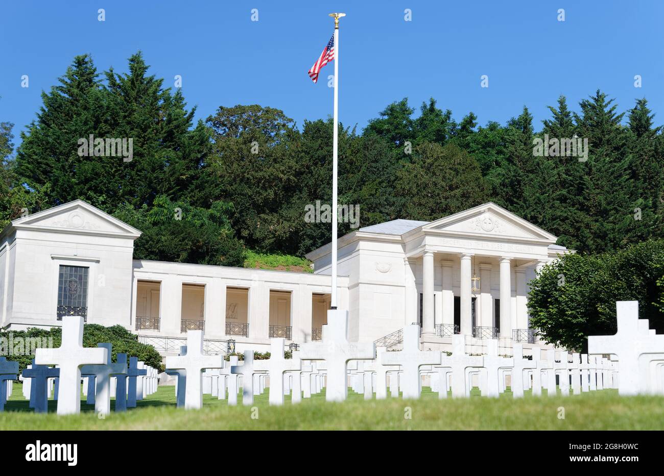 Suresnes American Cemetery located just outside Paris, commemorates ...