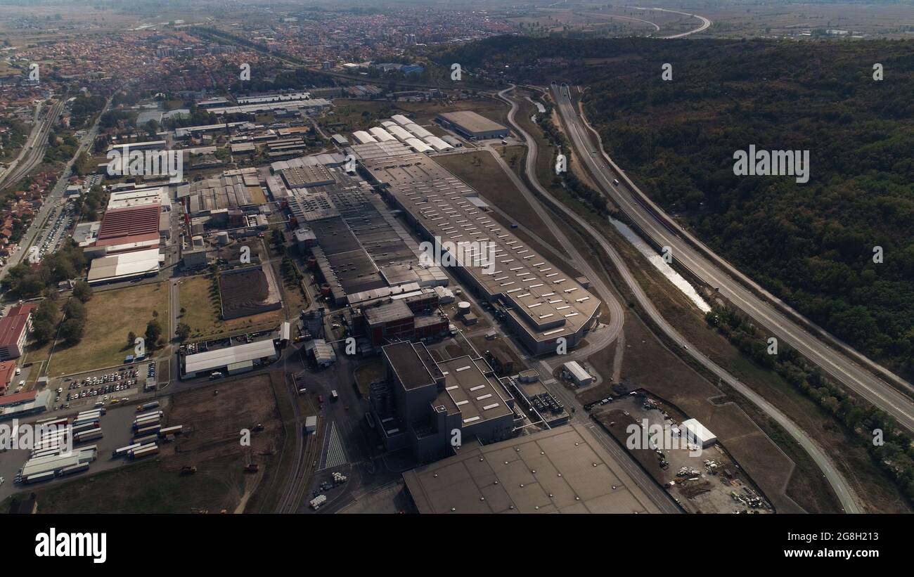 Factory rooftop hi-res stock photography and images - Alamy