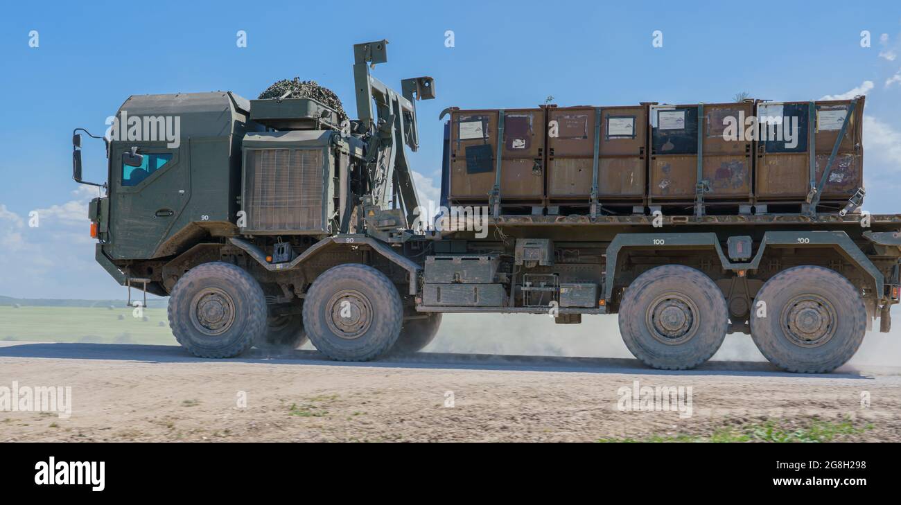 British army MAN SV 8x8 Enhanced Pallet Load System (EPLS) that is ...