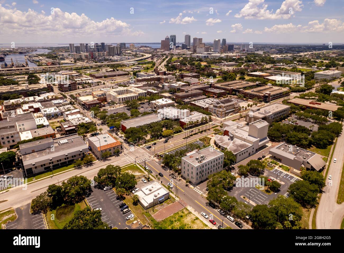 Downtown tampa aerial hi-res stock photography and images - Alamy