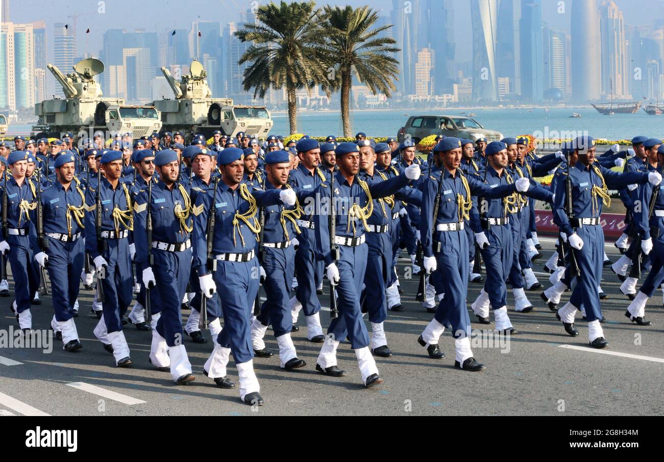 Qatar national day celebration Stock Photo - Alamy