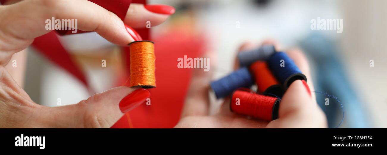 Bright threads hi-res stock photography and images - Alamy