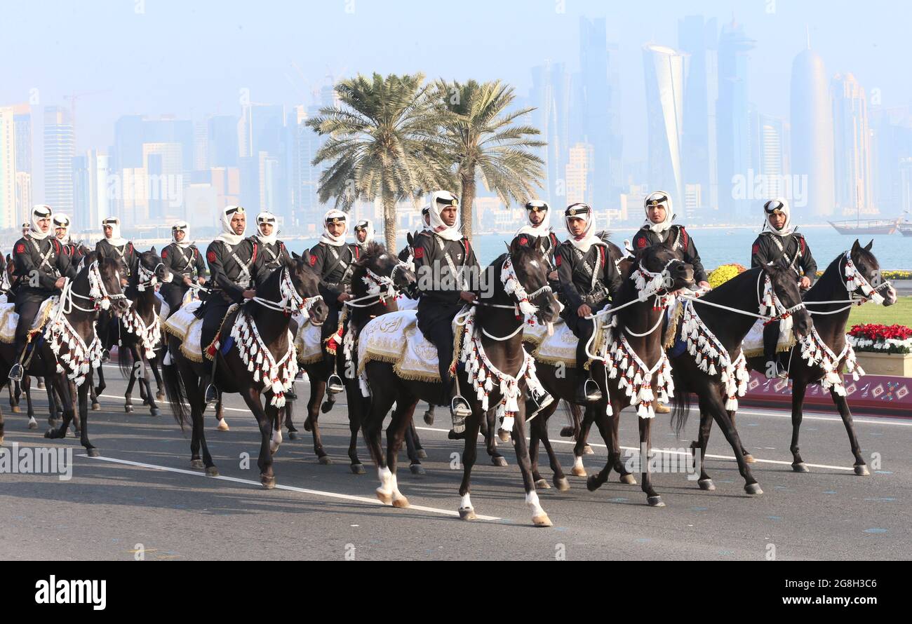 Qatar national day celebration Stock Photo - Alamy
