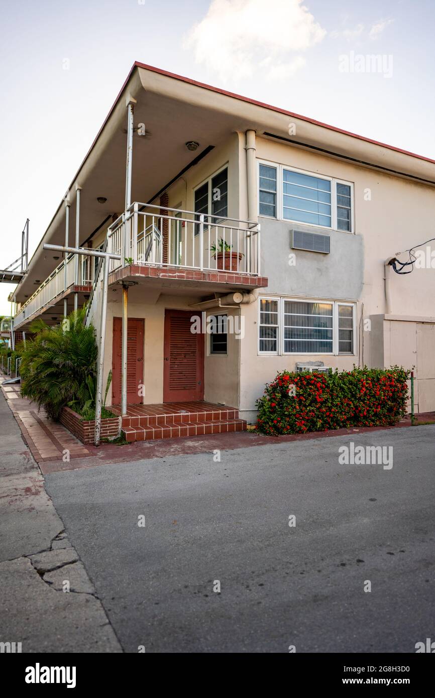 Old apartment building with concrete repair wall patching Stock Photo ...