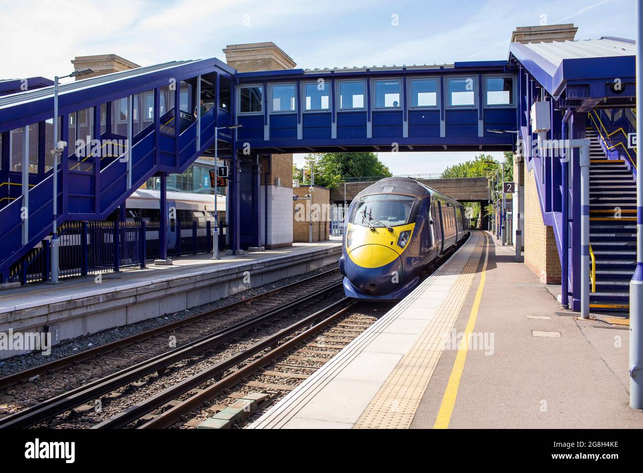 Gravesend railway station in the Medway valley, Kent, UK Stock Photo ...