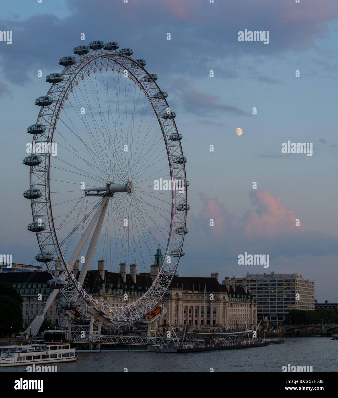 Southbank, London, UK. 20th July, 2021. UK Weather: After a hot and ...