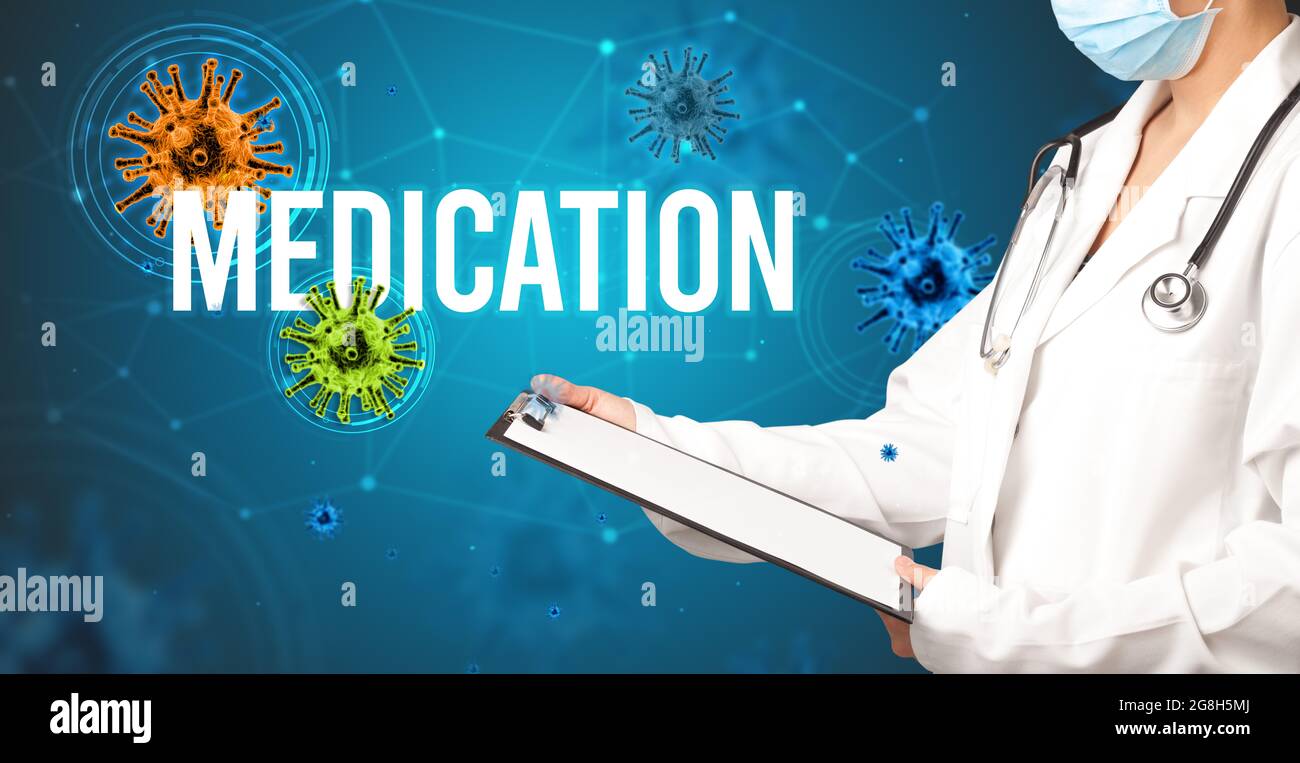 doctor prescribes a prescription concept Stock Photo - Alamy