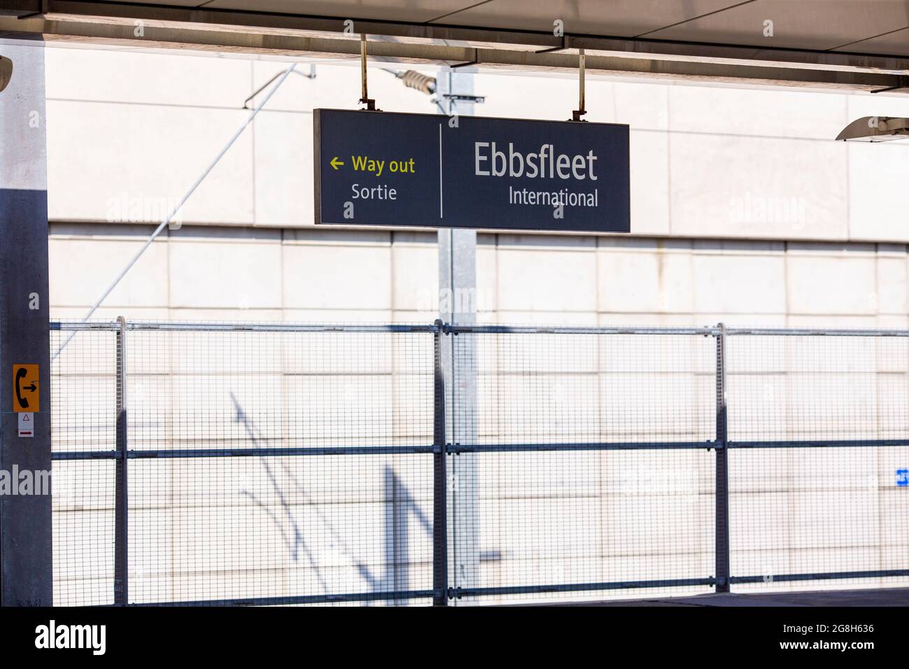 Ebbsfleet International railway station, Ebbsfleet,Kent, UK Stock Photo ...