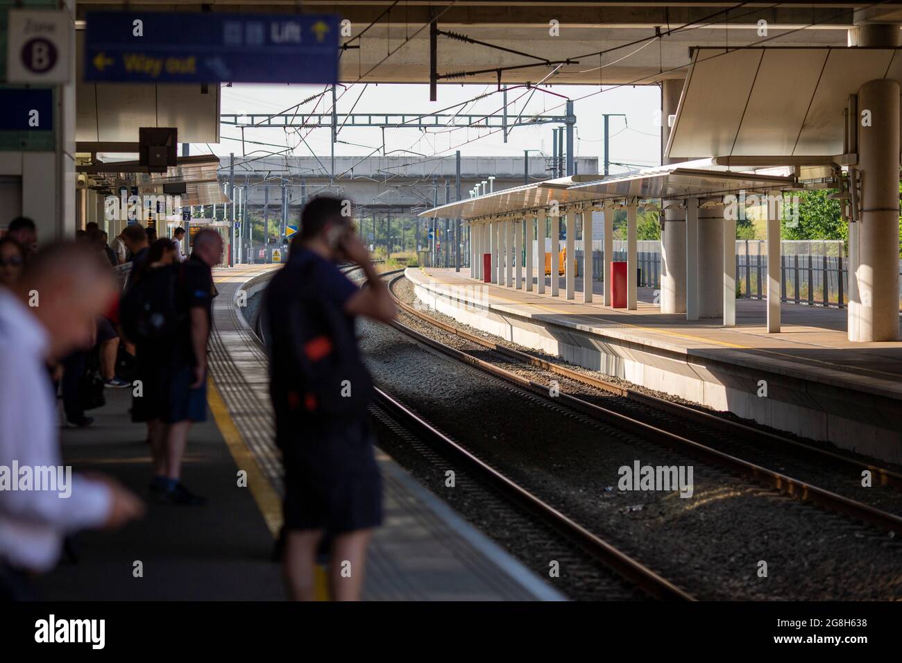 Ebbsfleet International railway station, Ebbsfleet,Kent, UK Stock Photo ...