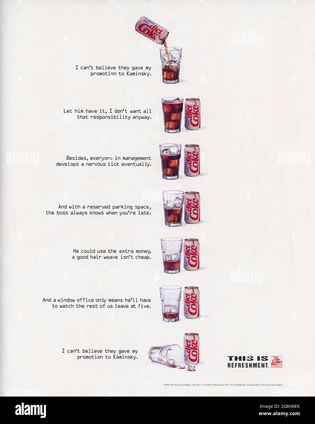Diet Coke Magazine Ad