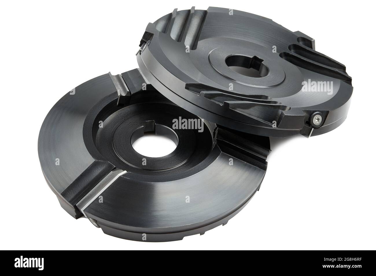 sharp milling cutter isolated on white background Stock Photo - Alamy