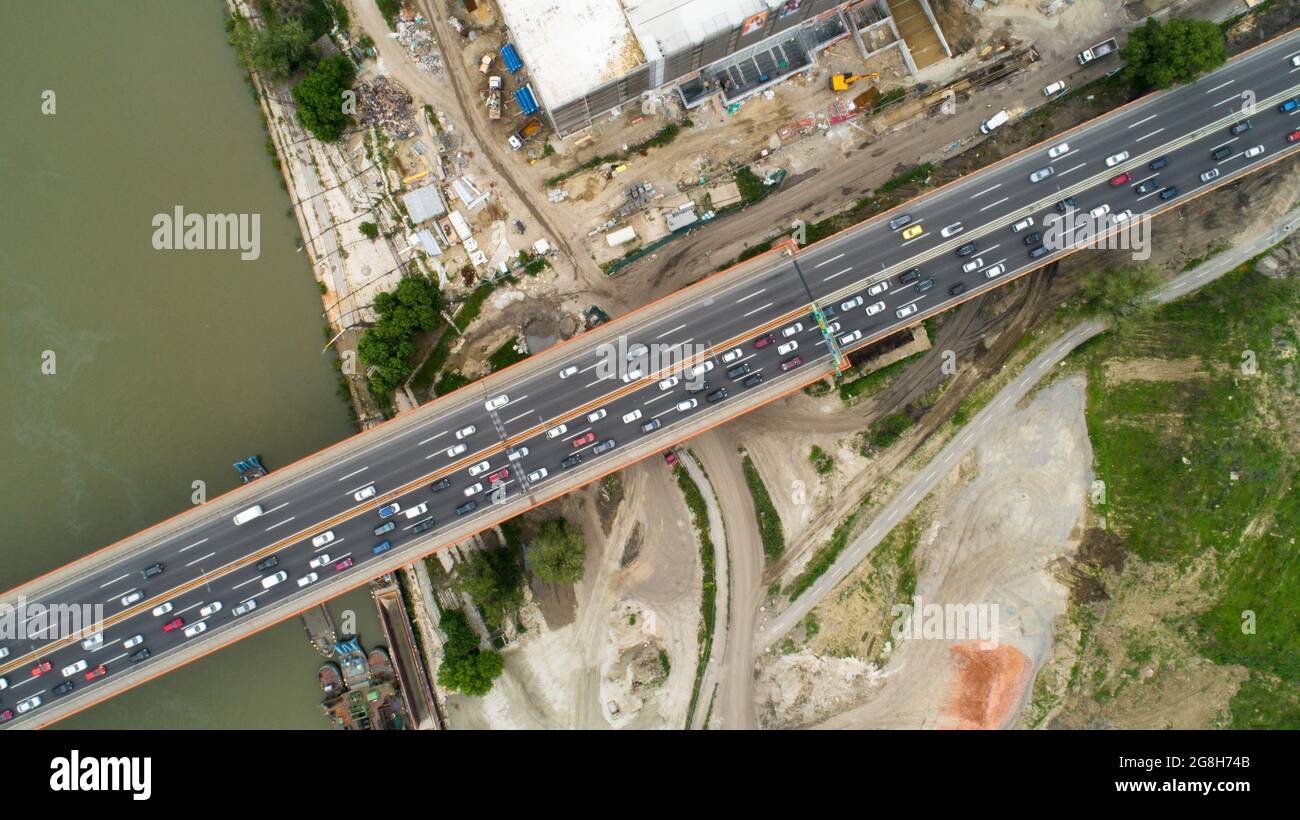 Wide shot highway road hi-res stock photography and images - Alamy