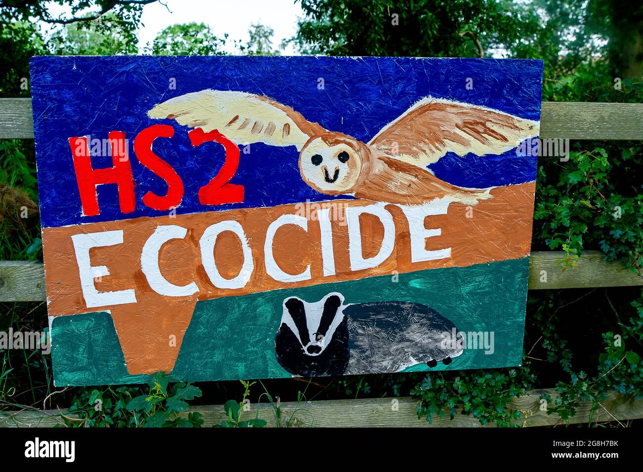 Anti hs2 artwork hi-res stock photography and images - Alamy