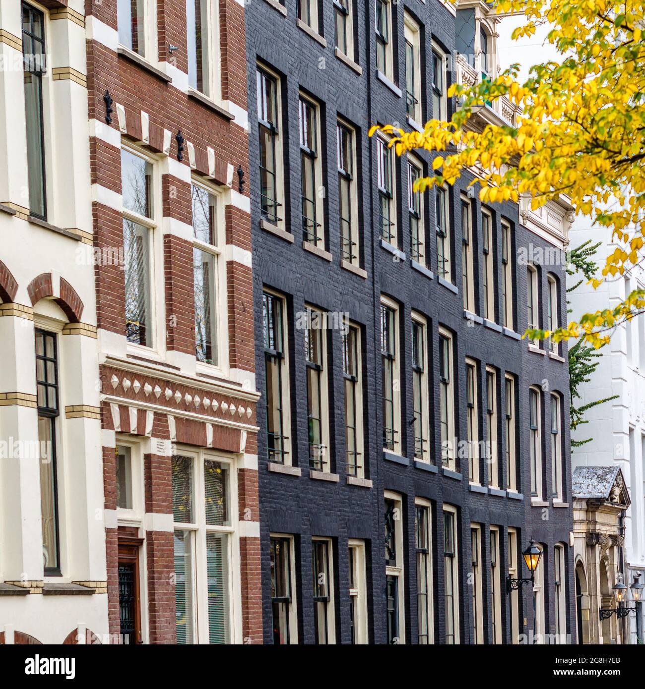Typical Dutch architecture in Amsterdam, the Netherlands Stock Photo ...