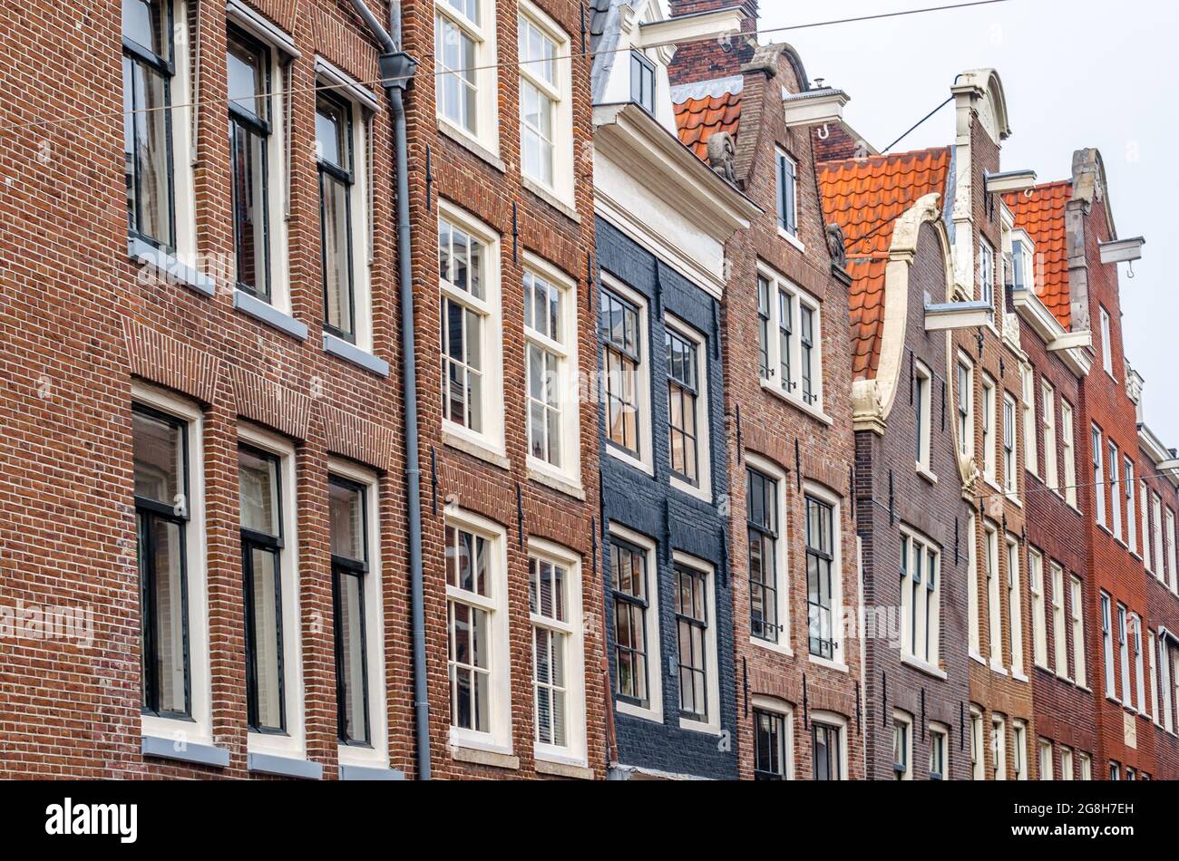 Typical Dutch architecture in Amsterdam, the Netherlands Stock Photo ...