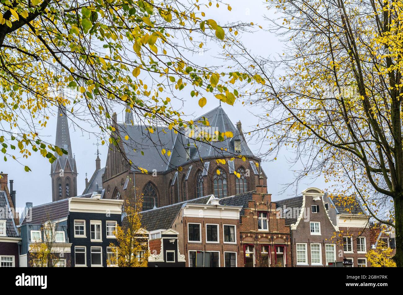 Typical Dutch architecture in Amsterdam, the Netherlands Stock Photo ...