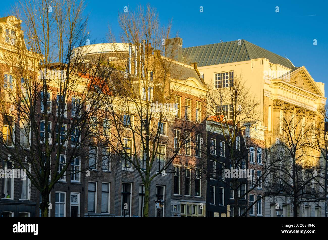 Typical Dutch architecture in Amsterdam, the Netherlands Stock Photo ...