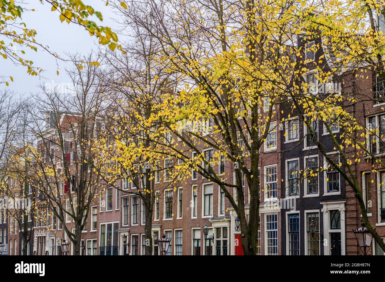 Typical Dutch architecture in Amsterdam, the Netherlands Stock Photo ...