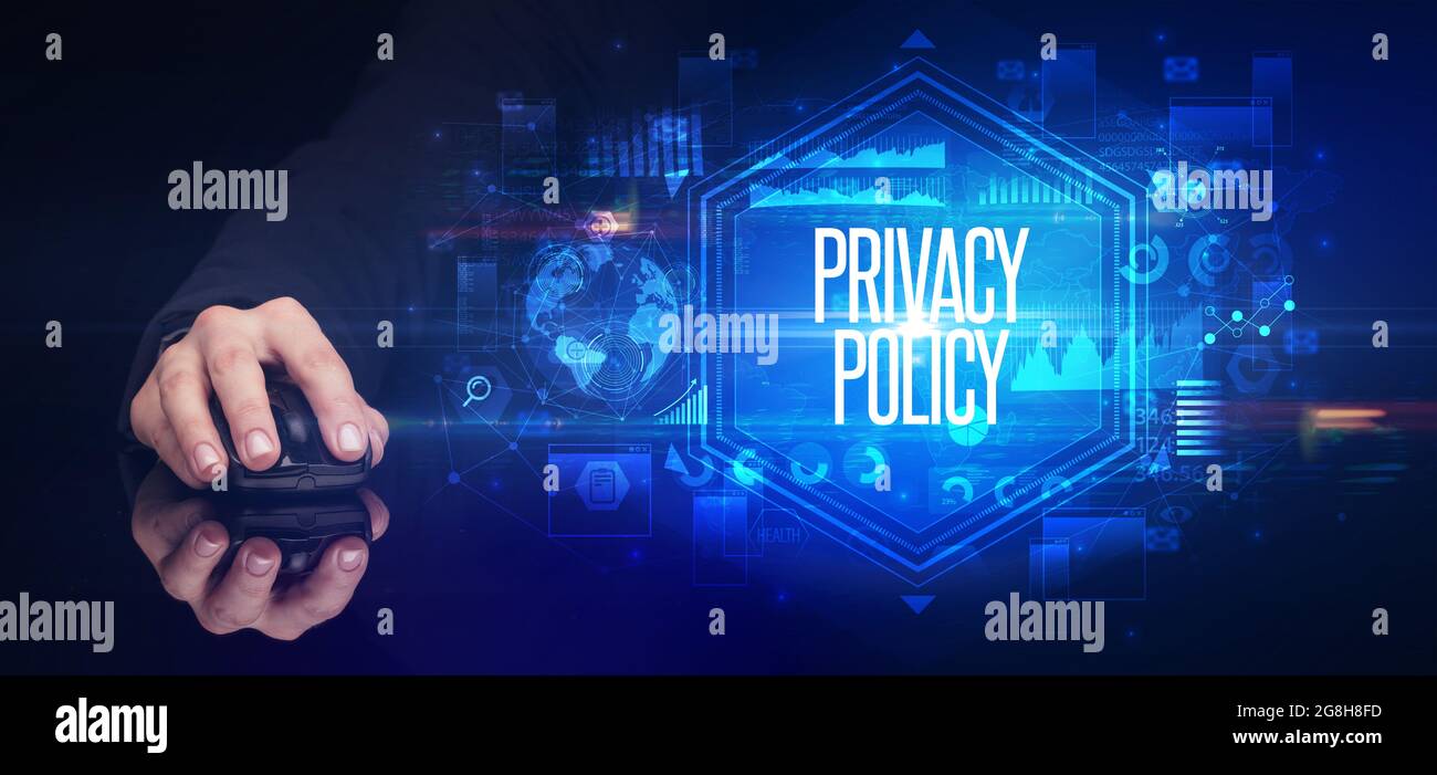 hand holding wireless peripheral, cyber security concept Stock Photo ...