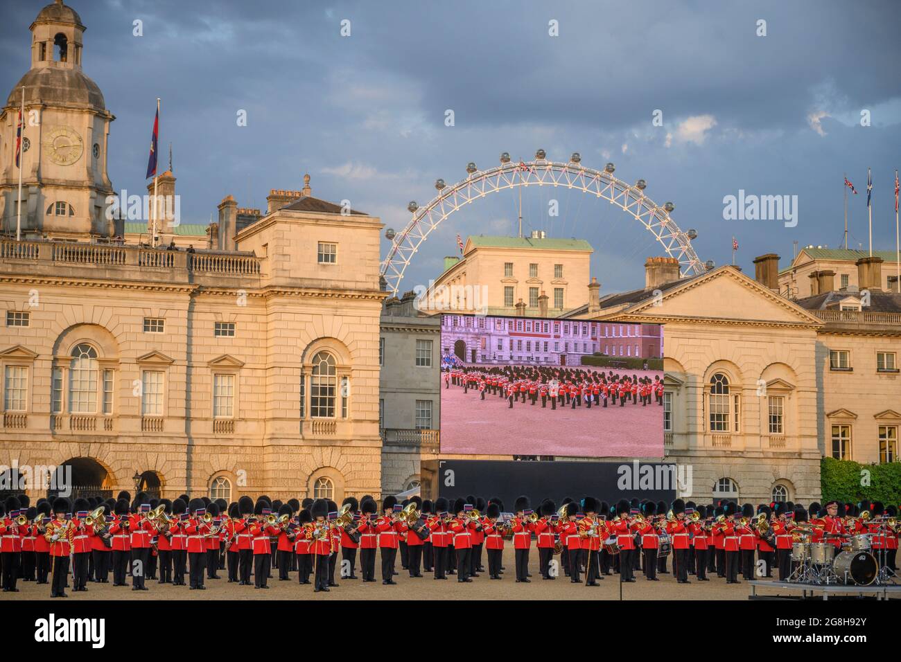Horse Guards Parade, London, UK. 20 July 2021. First performance with ...
