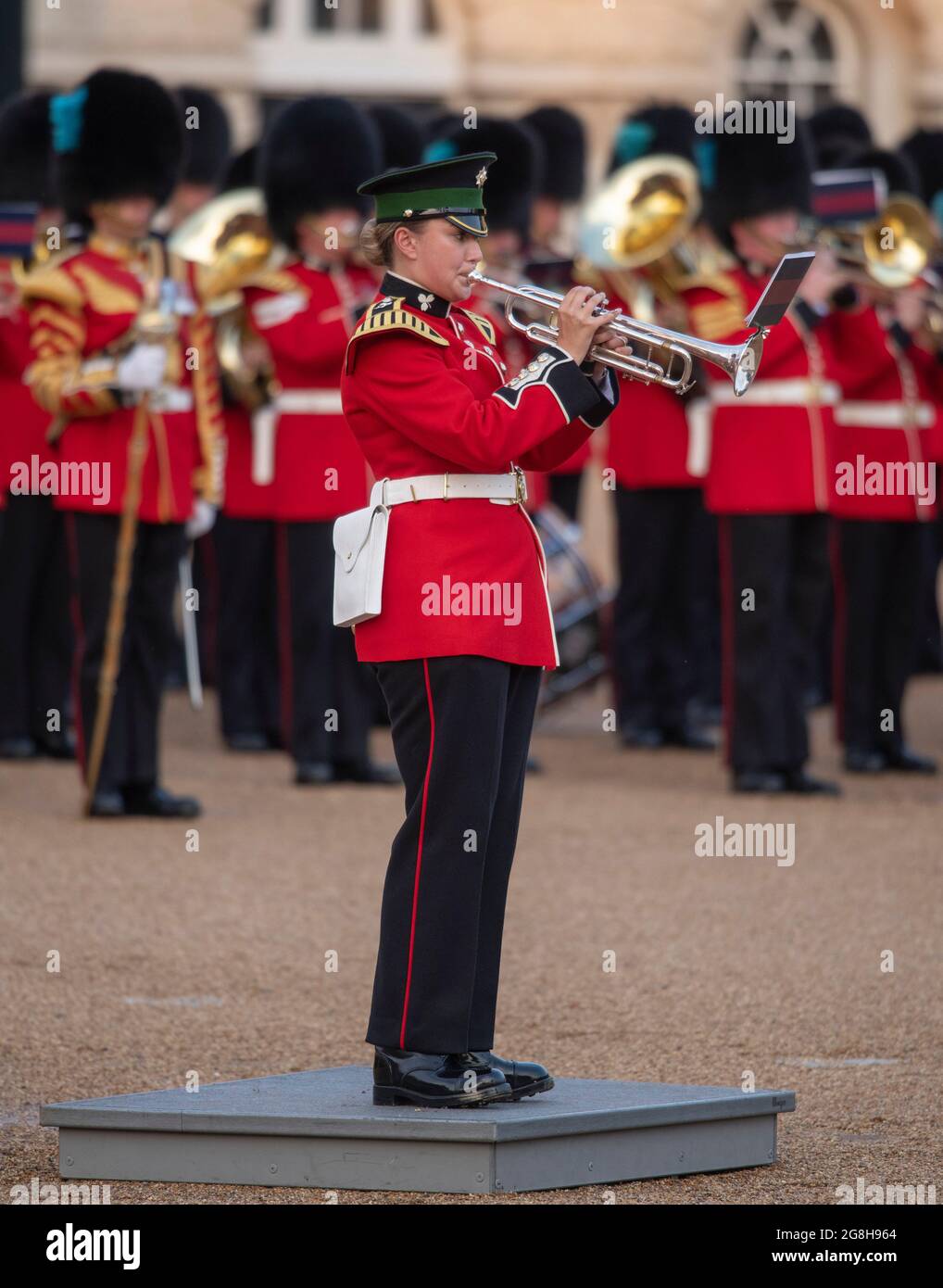 Horse Guards Parade, London, UK. 20 July 2021. First performance with ...