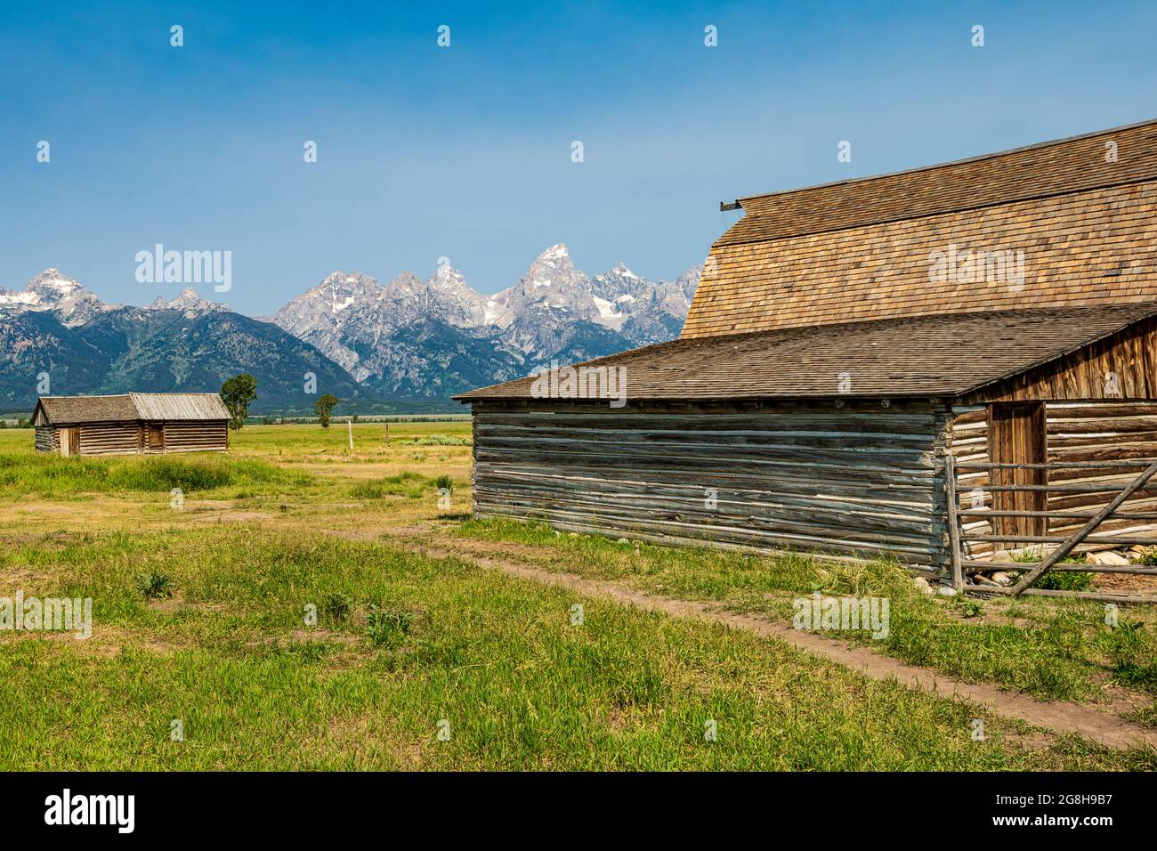 Mormon Row in Antelope Flats Stock Photo - Alamy