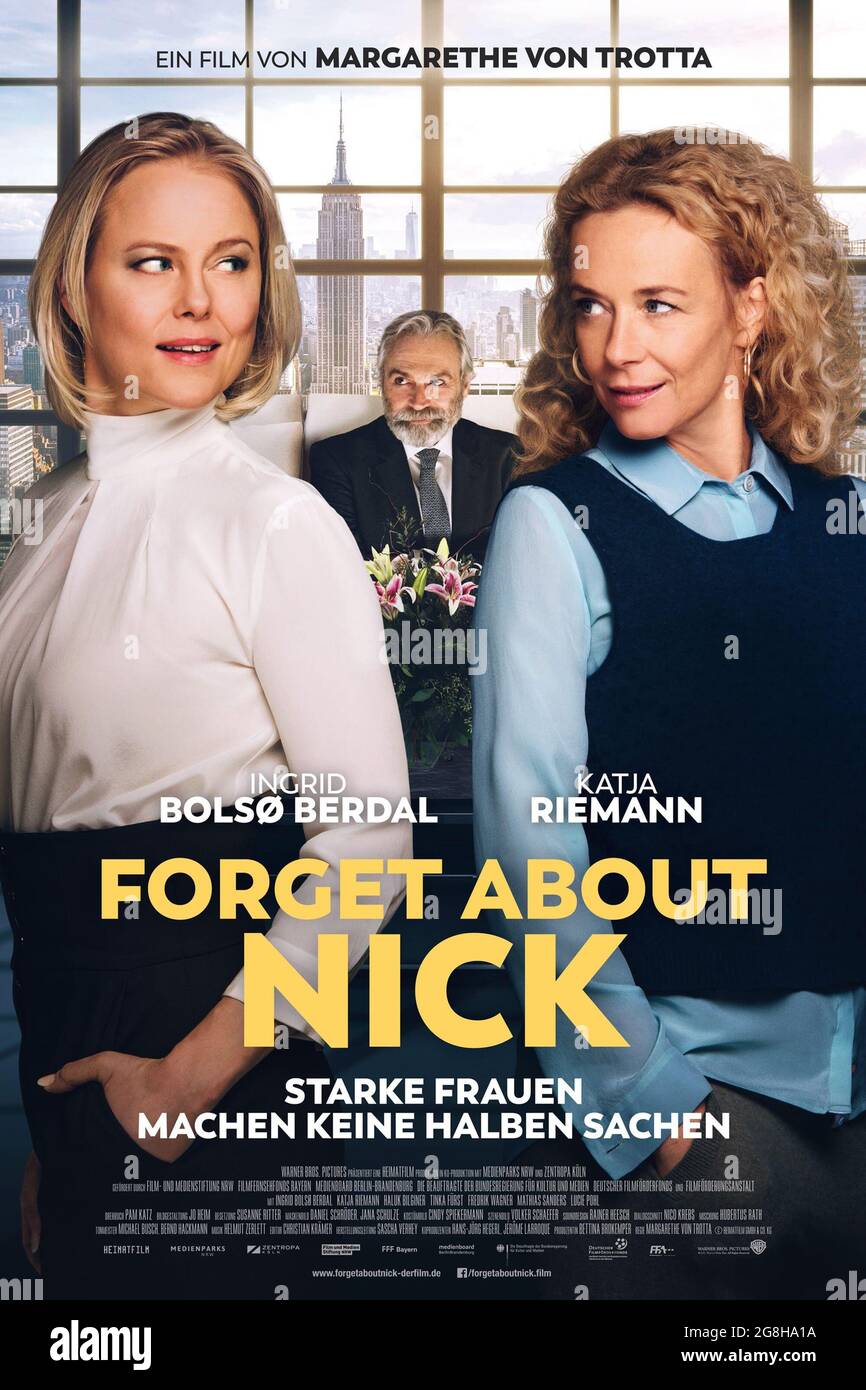 FORGET ABOUT NICK, German poster, from left: Ingrid Bolso Berdal, Haluk ...