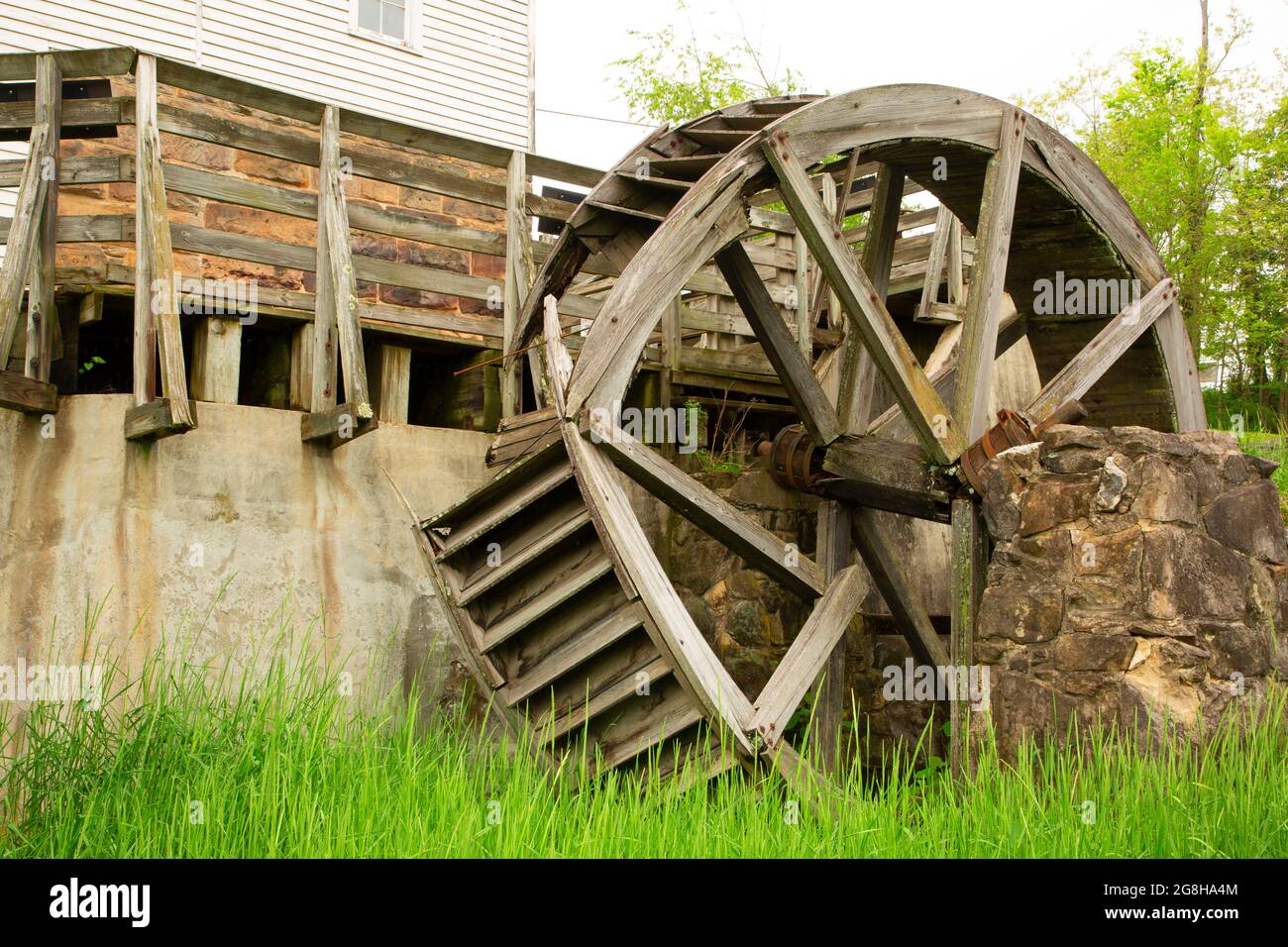 Mansfield Roller Mill waterwheel, Mansfield Roller Mill State Historic ...