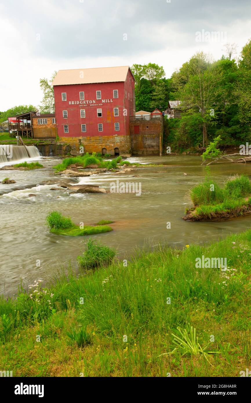 Bridgeton Grist Mill, Parke County, Indiana Stock Photo - Alamy