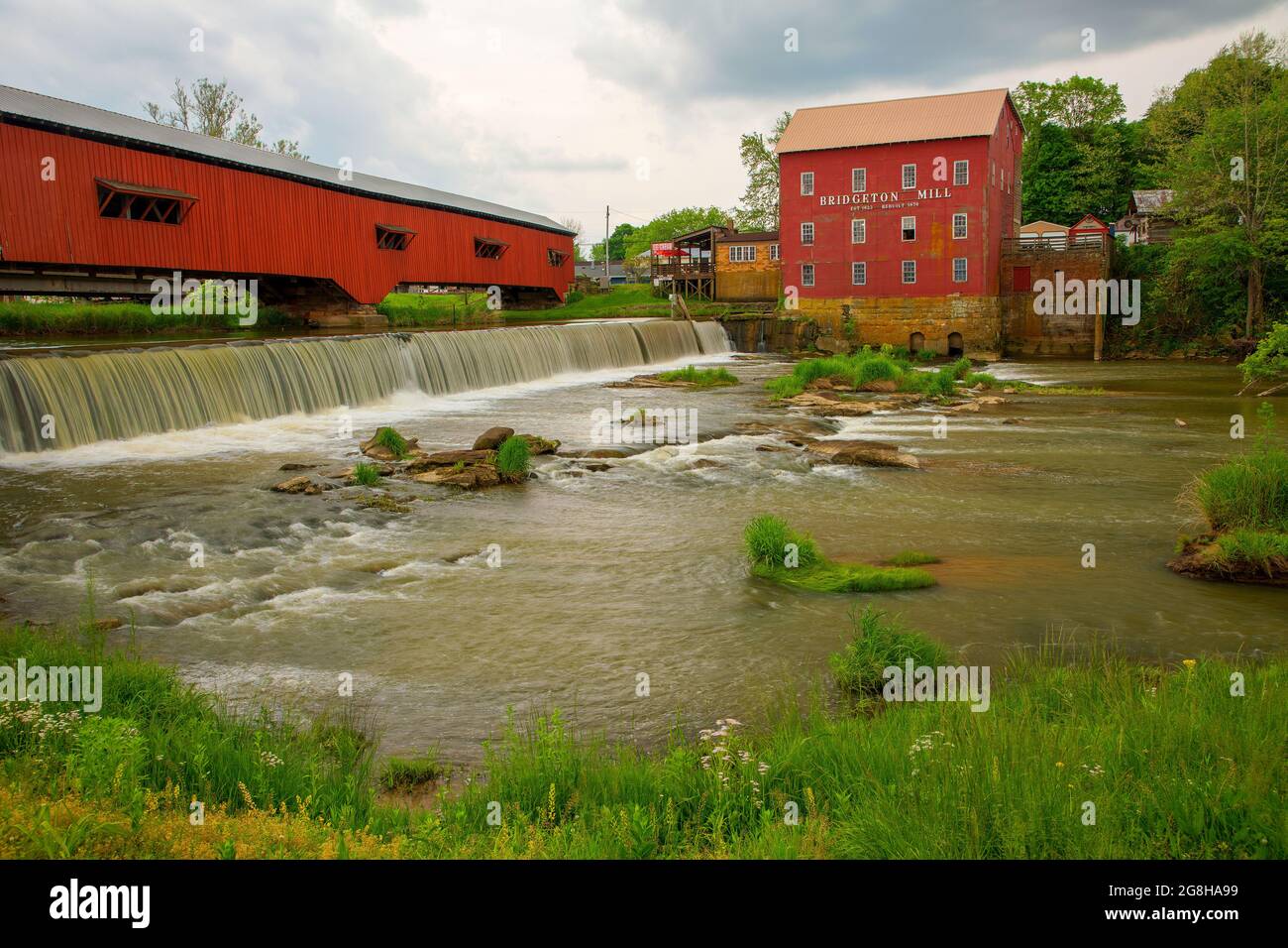 Historic Indiana Mill High Resolution Stock Photography and Images - Alamy