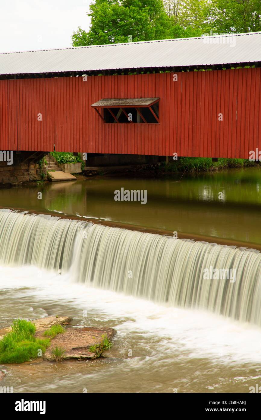 Bridgeton Covered Bridge, Parke County, Indiana Stock Photo - Alamy