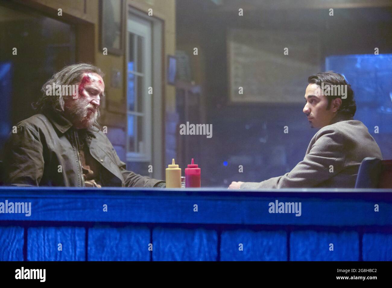 PIG, from left: Nicolas Cage, Alex Wolff, 2021. ph: David Reamer ...