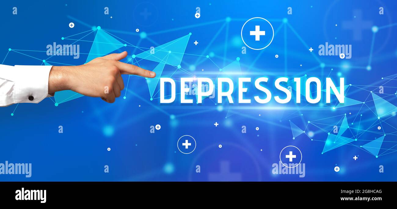 Close-Up of cropped hand pointing Stock Photo - Alamy